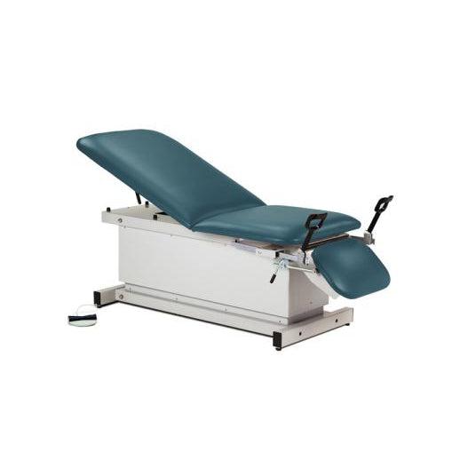 Clinton Industries Shrouded Power Exam Table with Stirrups, Adjustable ...